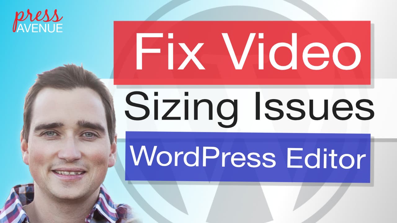 Fix WordPress oEmbed Video Size Issue - Press Avenue